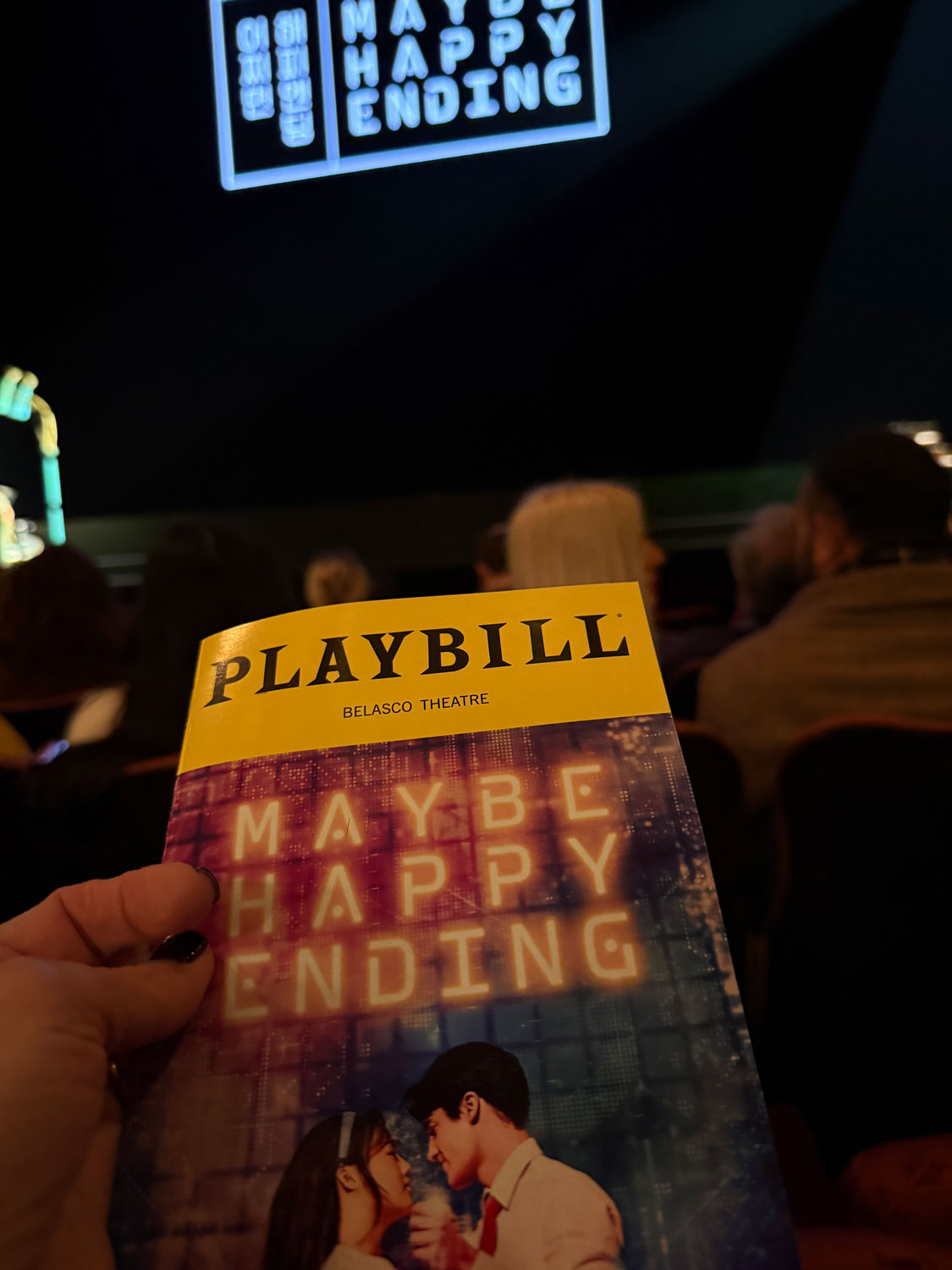 Maybe Happy Ending Theatre Review - Hilary Topper Blog